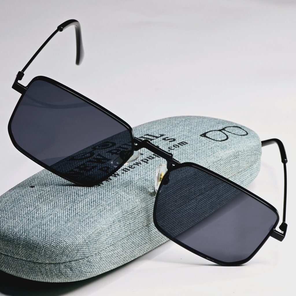 Square Shape Single Bridge Full Metal 400UV Sunglass - New Pupil Optics