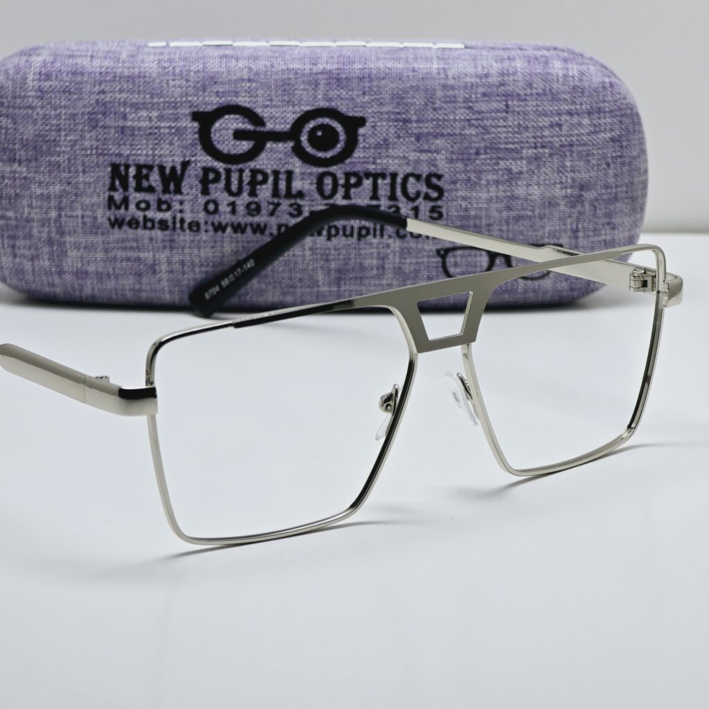 New Trendy Luxurias Full Metal Eyeglass Frame With Bluecut 420UV Lens ...